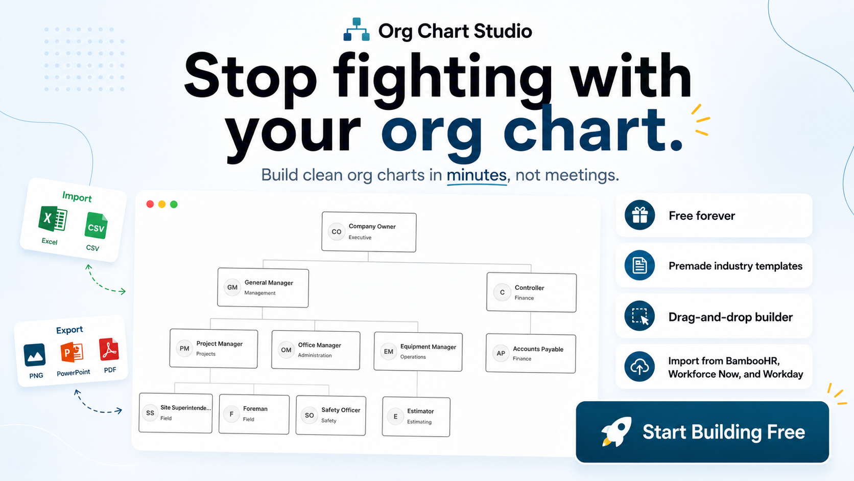 Org Chart Studio: Free Org Chart Maker